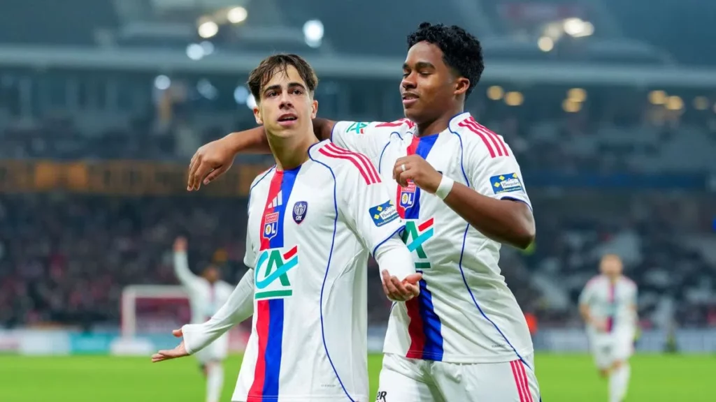 Endrick décisif pour ses débuts lors de Lille–Lyon en Coupe